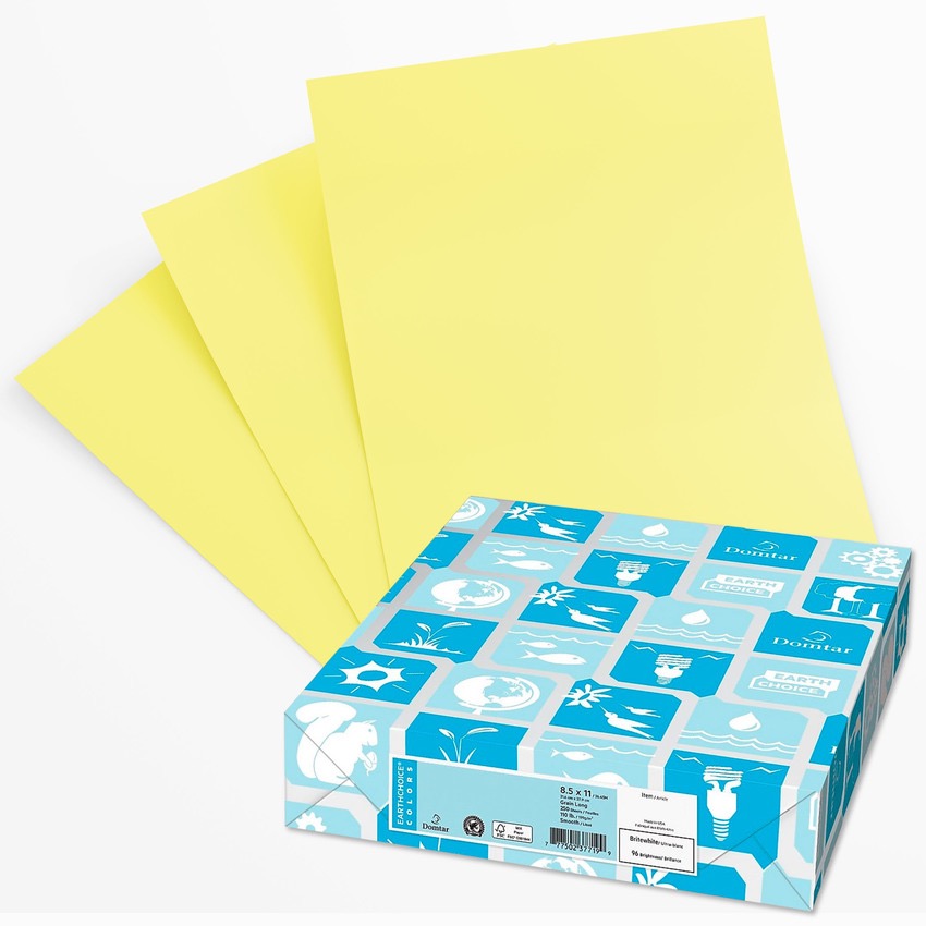 PAPER LETTER SIZE CANARY 20 LB - Western Paper