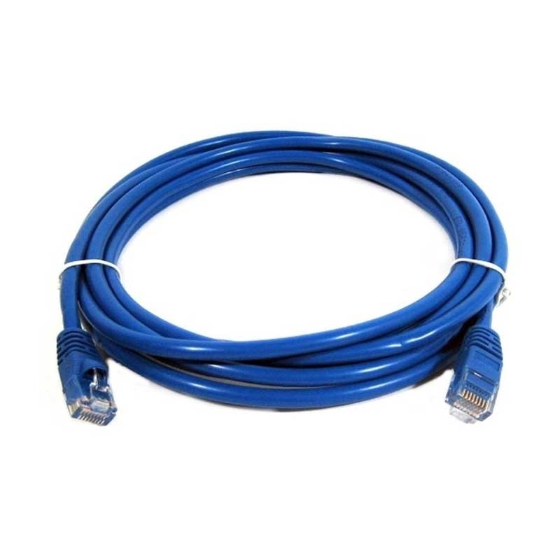 LAN CABLE 10 FT G5 BLUE - Western Paper